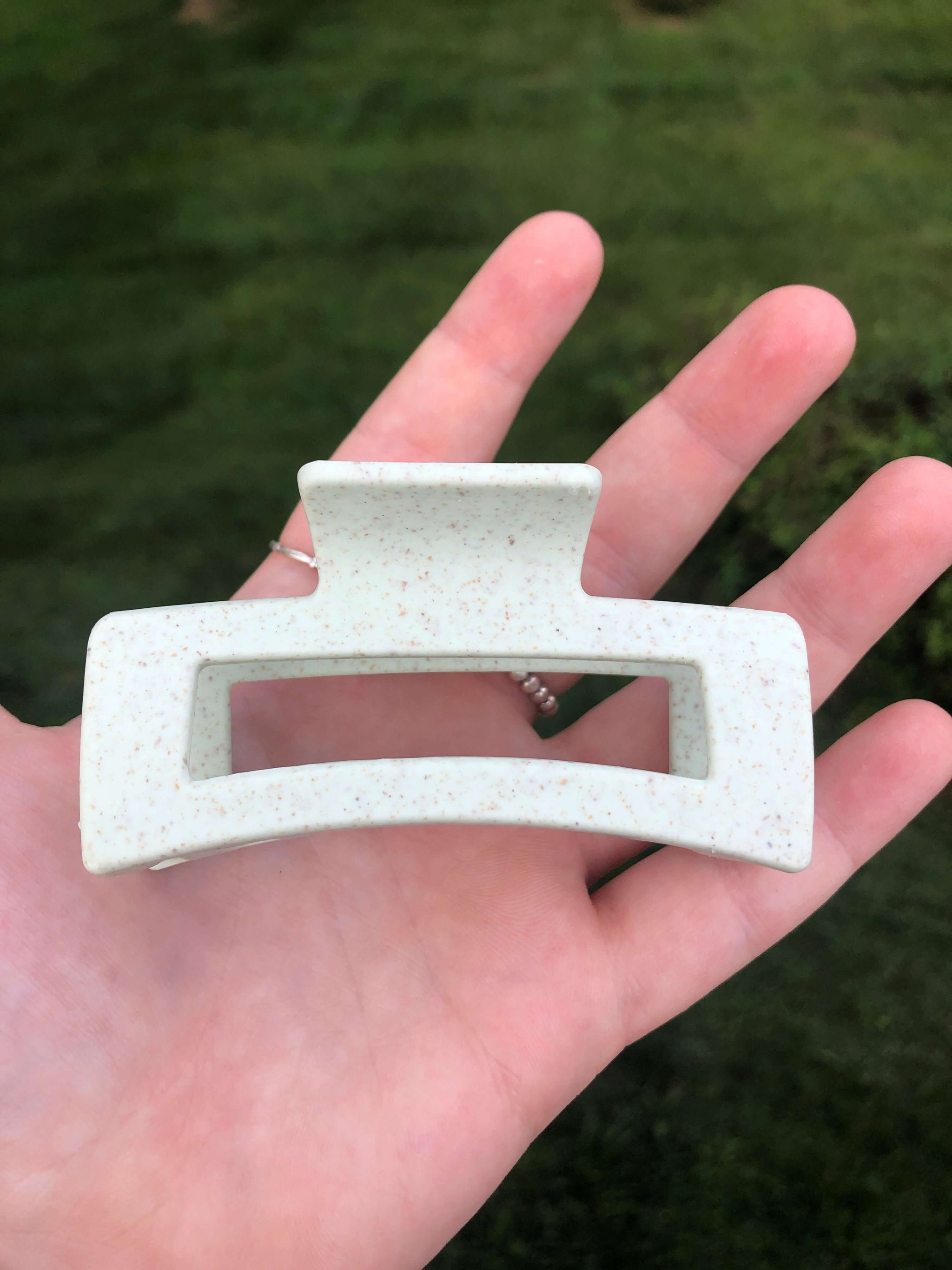 Pastel Green Claw Clip, Eco-Friendly